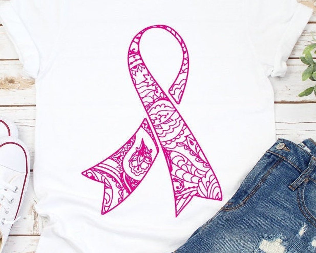 Survivor Svg,awareness Ribbon Svg, Mandala Awareness Ribbon Svg ...