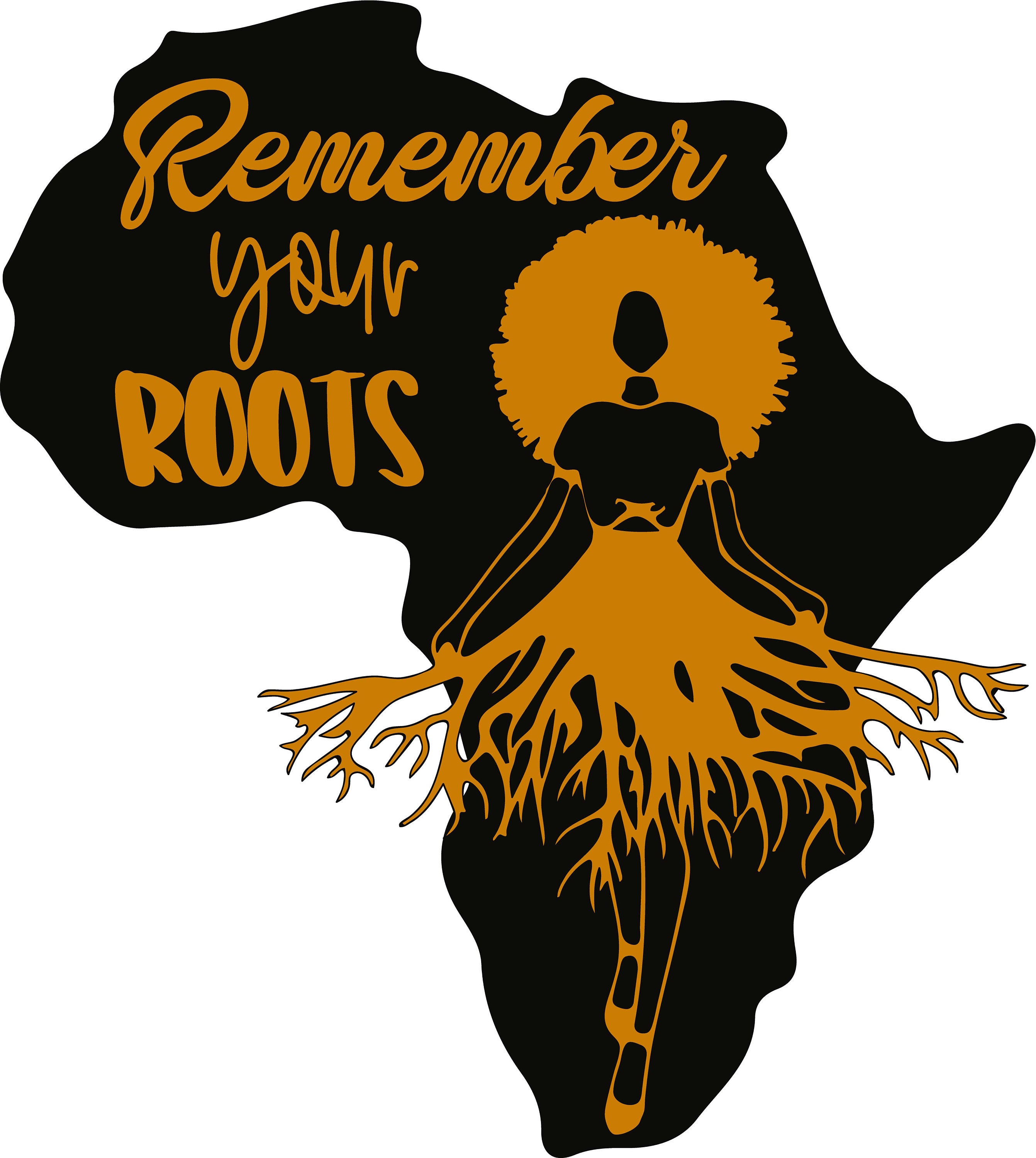 Afro Roots SVG Queen Clipart African American Png Dxf Eps Remember Your ...
