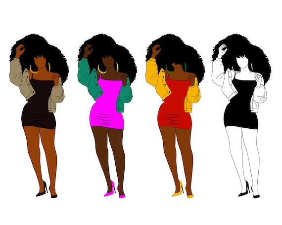 Black Sistas Queen Melanin African American Women Black Woman | Etsy