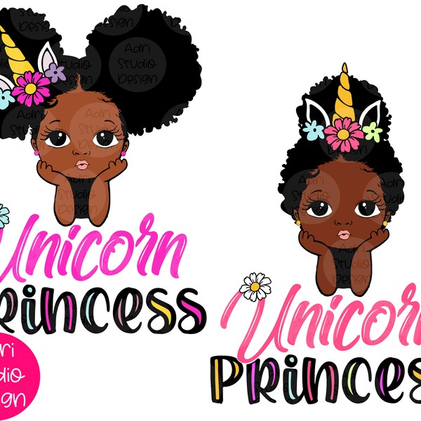 Afro Princess Svg - Etsy