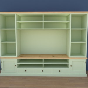 Hand Made TV Media Storage Unit - Custom Sizes Available - Etsy UK