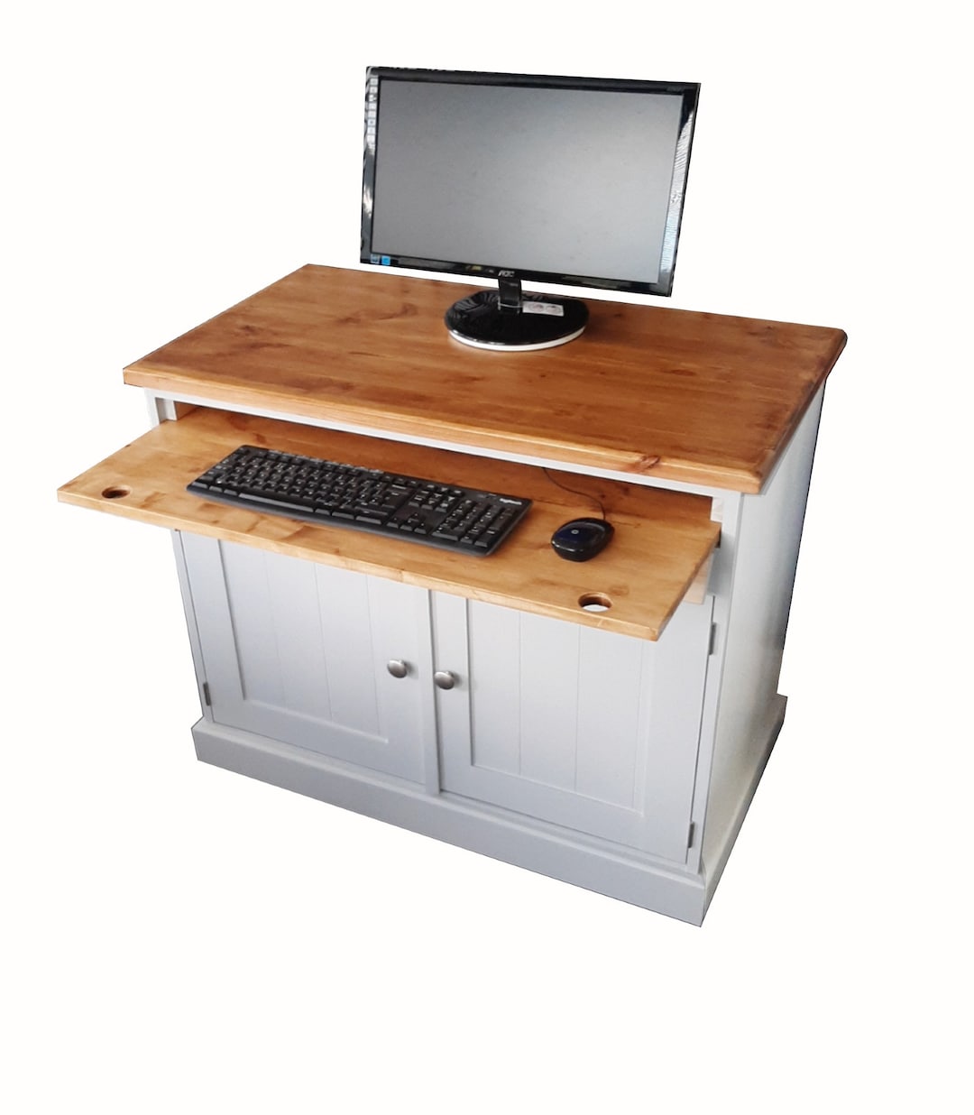 Hand Crafted Hideaway Home Office Computer Desk F&B Colour Options ...
