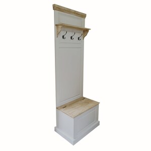 Hand Crafted Liberty Style Settle With Hooks & Storage Chest - Etsy UK