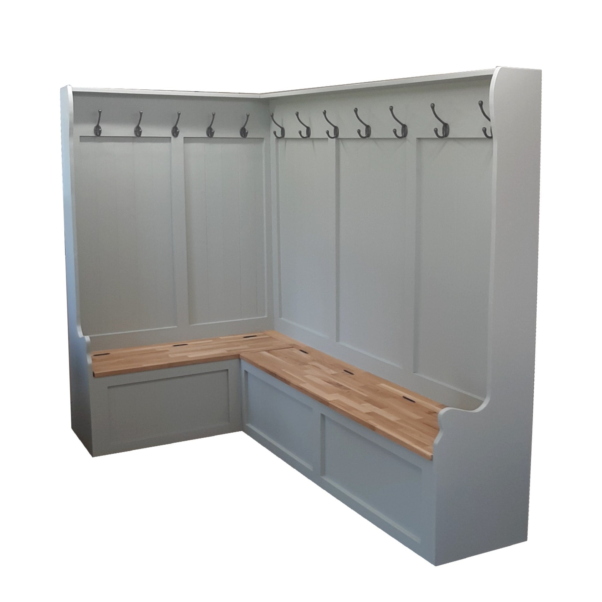 Hand Crafted Monk's Bench Coat Stand With Storage Hand | Etsy