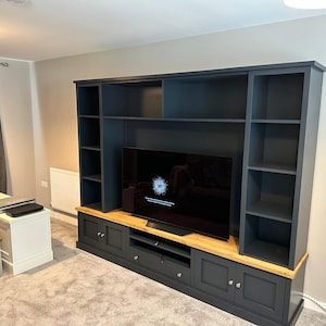 Hand Made TV Media Storage Unit - Custom Sizes Available - Etsy UK