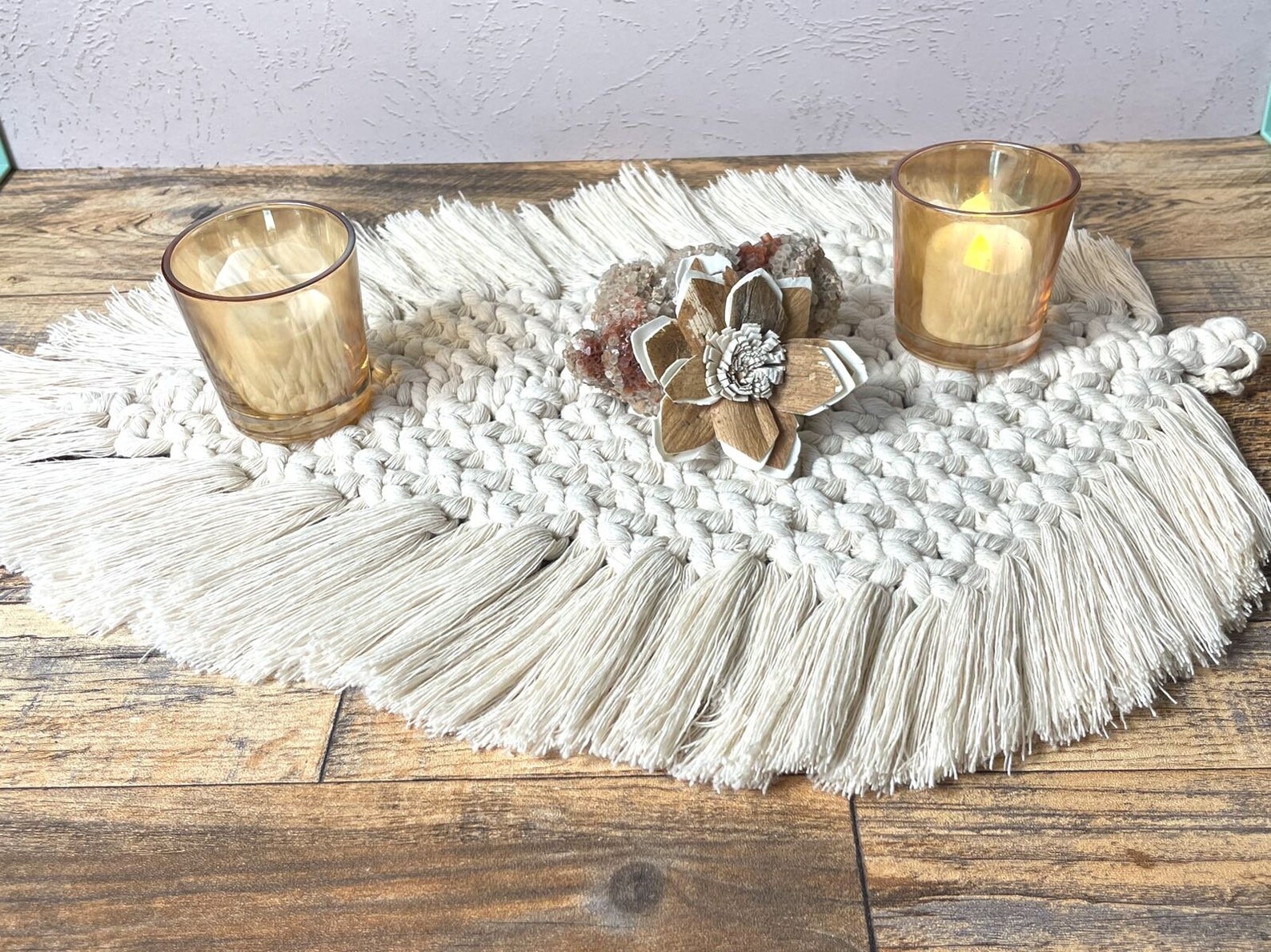 Macrame Leaf Pattern Download, Macrame Feather Wall Hanging Pattern, Macrame Placemat Pattern ...