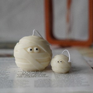 Mummy Candle Set | Halloween Decoration | Autumn Home Decor | Pumpkin ...