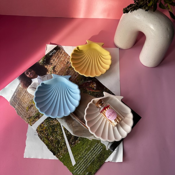 Shell Trinket Dish - Etsy UK
