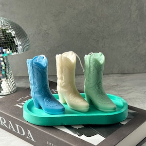 Handmade Cowboy Boots Candle | Western Home Decoration | Unique Gift ...