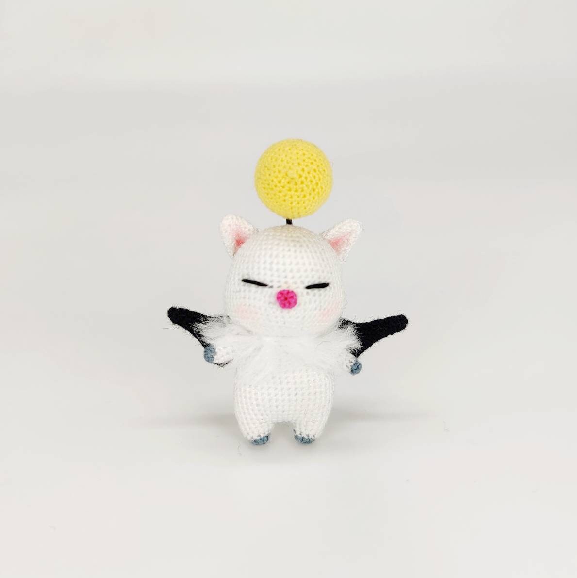 Moogle From Final Fantasy XIV With White Fur Small Black | Etsy