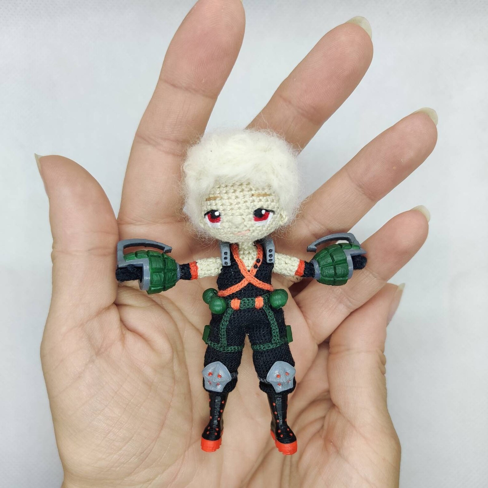Bakugo Katsuki amigurumi crochet boy from anime My Hero | Etsy