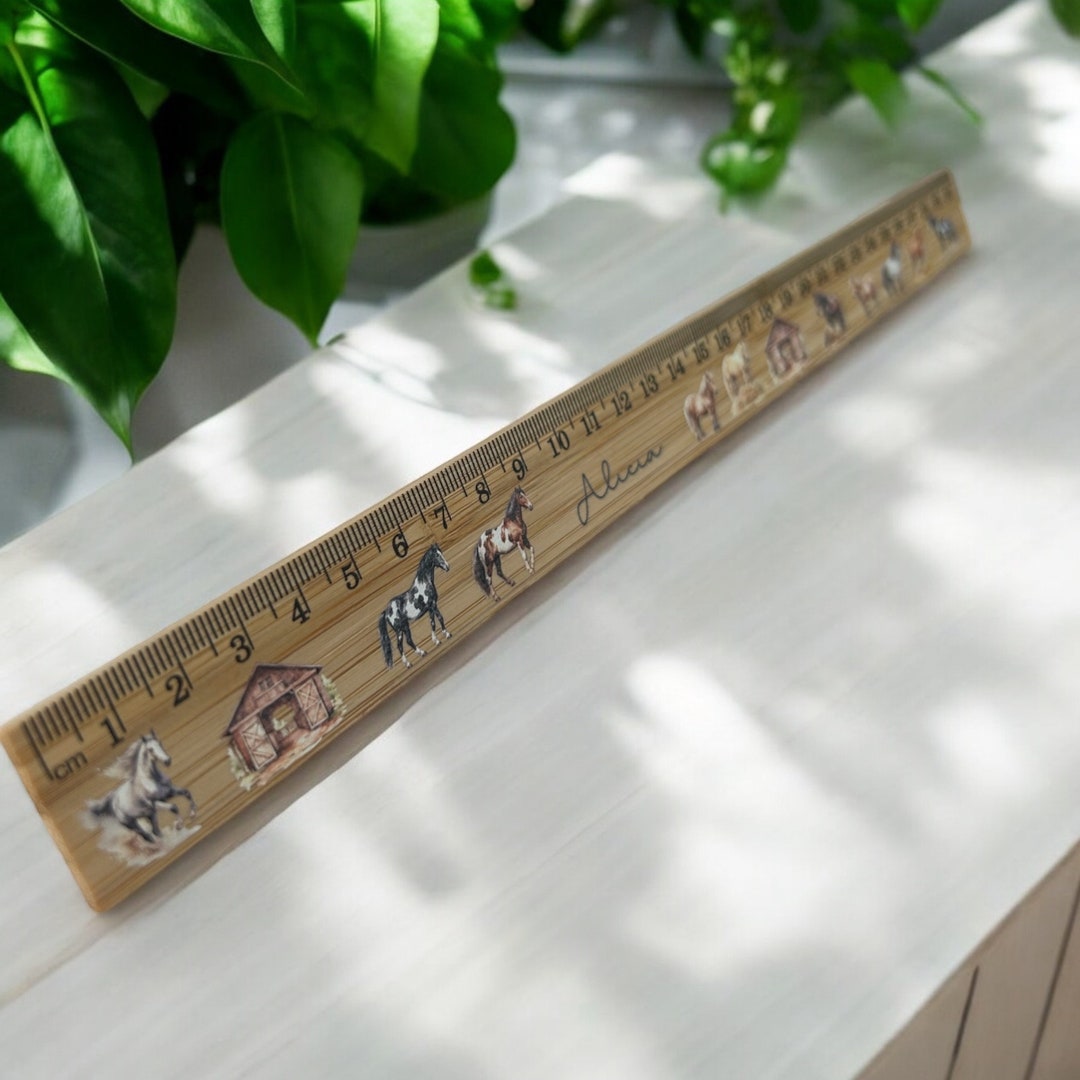 Wooden Ruler 30 Cm, School Child, Back to School, School Cone, Gift for ...