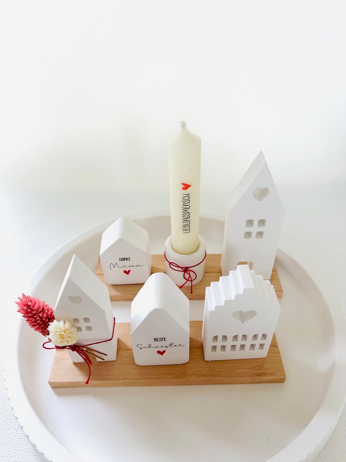 Houses Strip, Strip With Houses, Mini Strip, Mini Houses, Wooden Strip ...