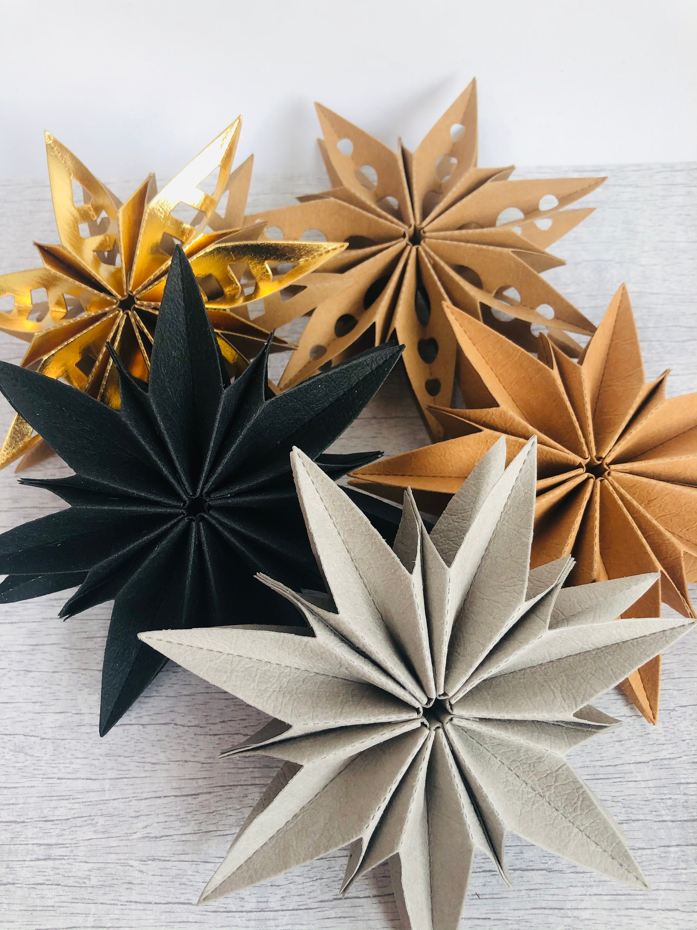 Snappap, Christmas Star, Vegan, Paper Star, Folded Star, Christmas Star ...