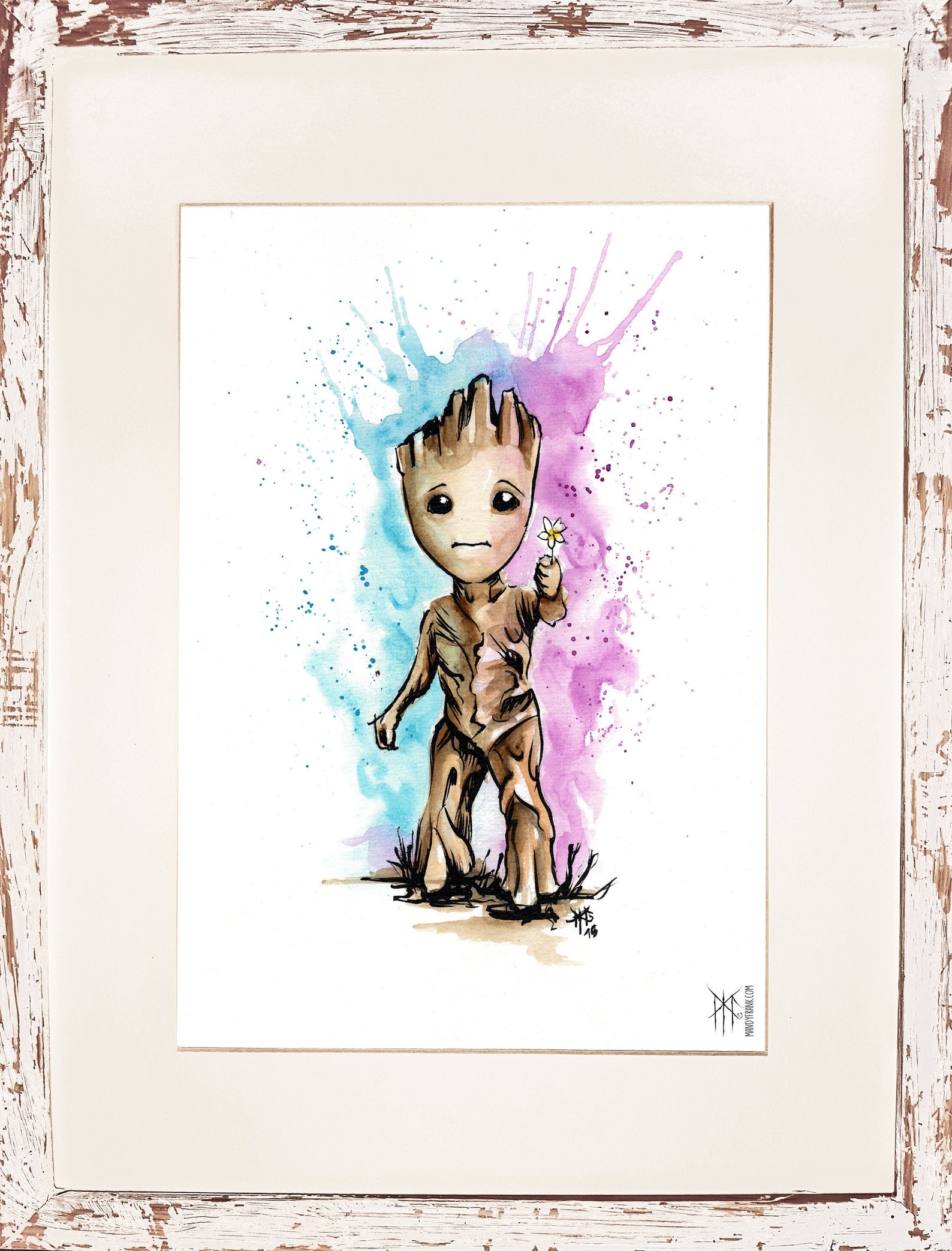 Groot A4 Fine Art Print - Etsy