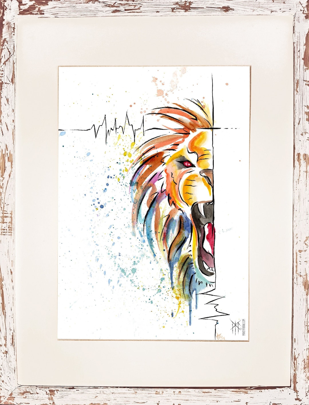 Half a Lion A4 - Etsy