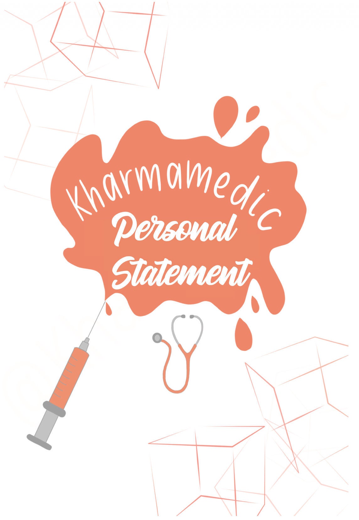Medical School Personal Statement Kharmamedic Etsy Medical School Personal Statement Kharmamedic Etsy