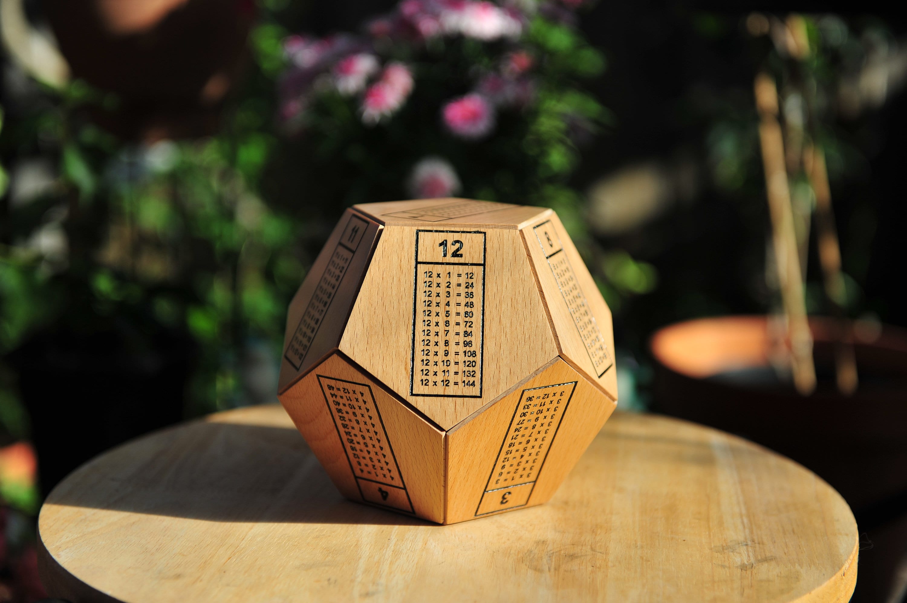 12x12 Wood Multiplication Table - Etsy