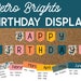 Retro Brights Cursive Alphabet Posters Printable PDF - Etsy
