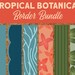 Tropical Botanical Bulletin Board Border Bundle | Printable PDF ...