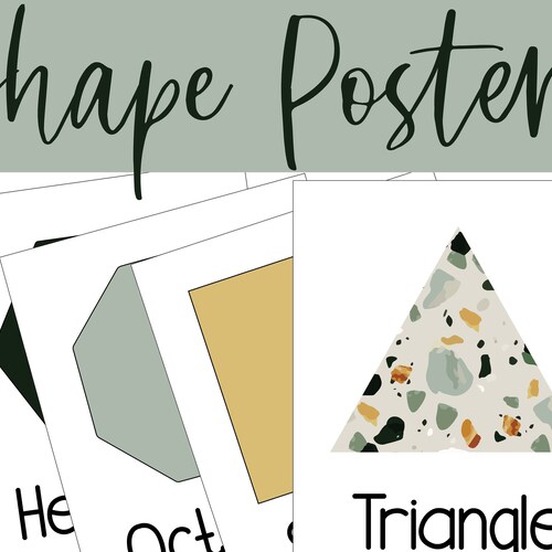 Modern Terrazzo Alphabet Posters Printable PDF Modern and - Etsy