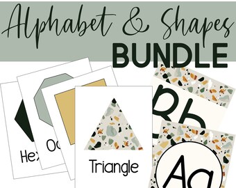 Classroom Alphabet Posters | Printable PDF | Modern and Neutral ...