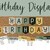 Modern Terrazzo Editable Birthday Display Classroom Monthly Birthday ...