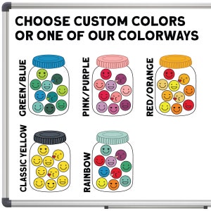 Smiley Incentive Jar Classroom Reward System Cling for the Whiteboard ...