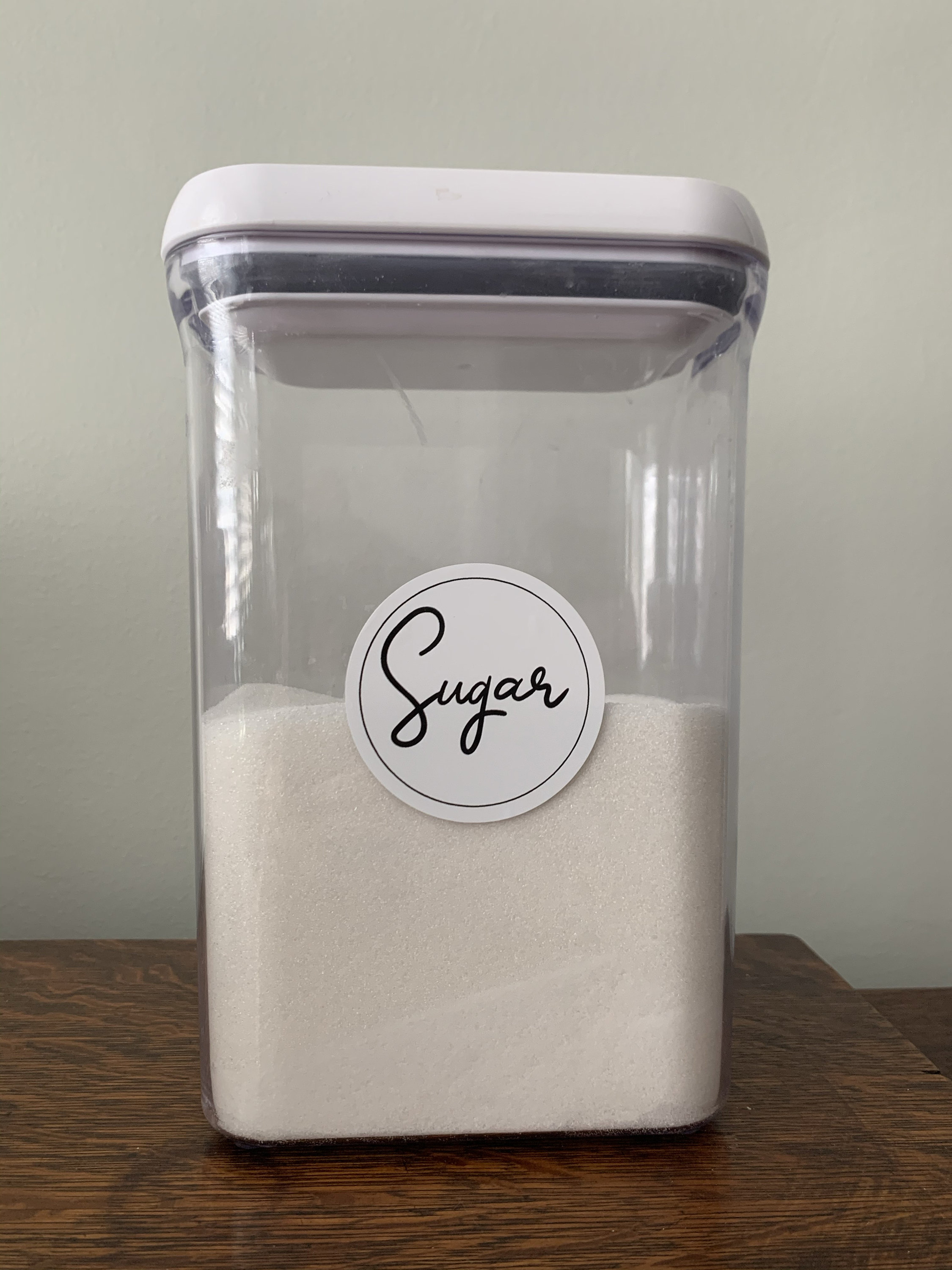 Modern Personalized Home Organization Labels | Pantry Labels | Square ...