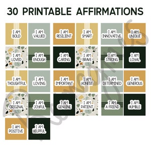 Modern Terrazzo Editable Affirmation Station | Affirmation Mirror ...