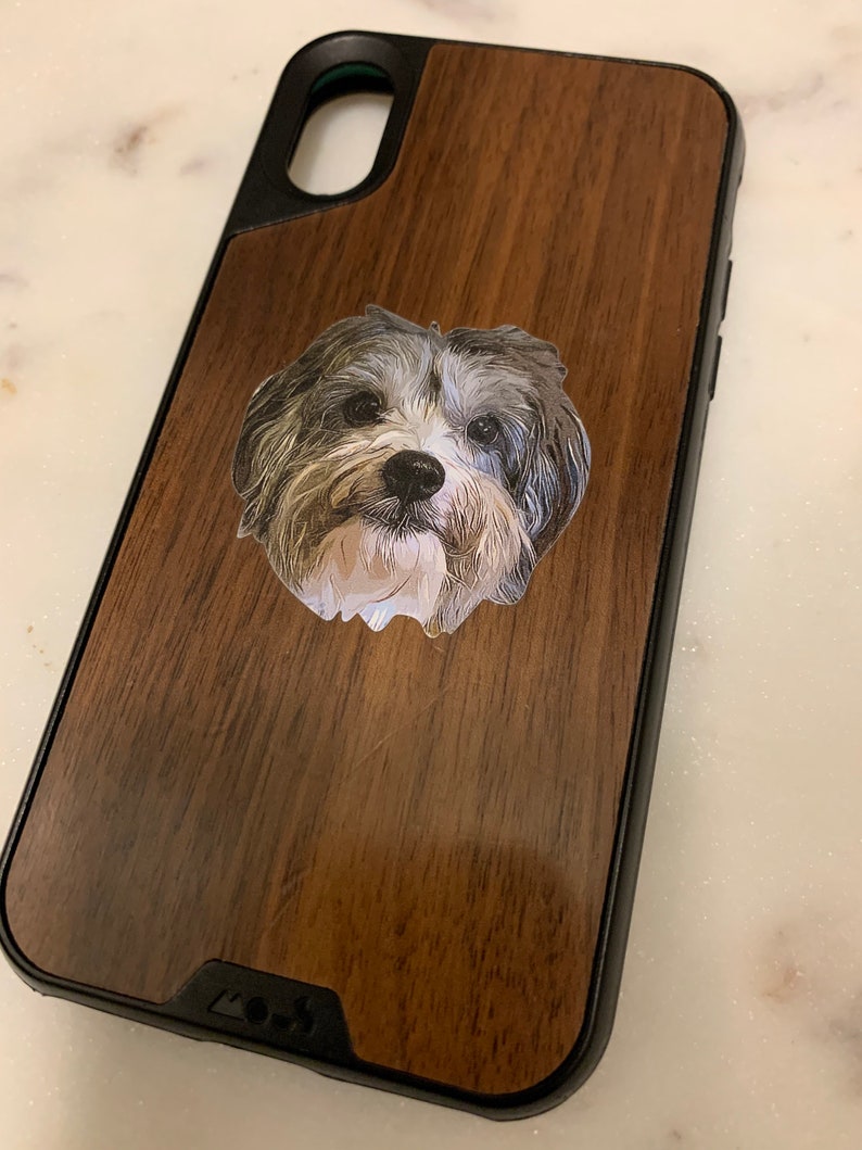 Custom Pet Decal for Your Cell Phone (removable Vinyl) - Etsy