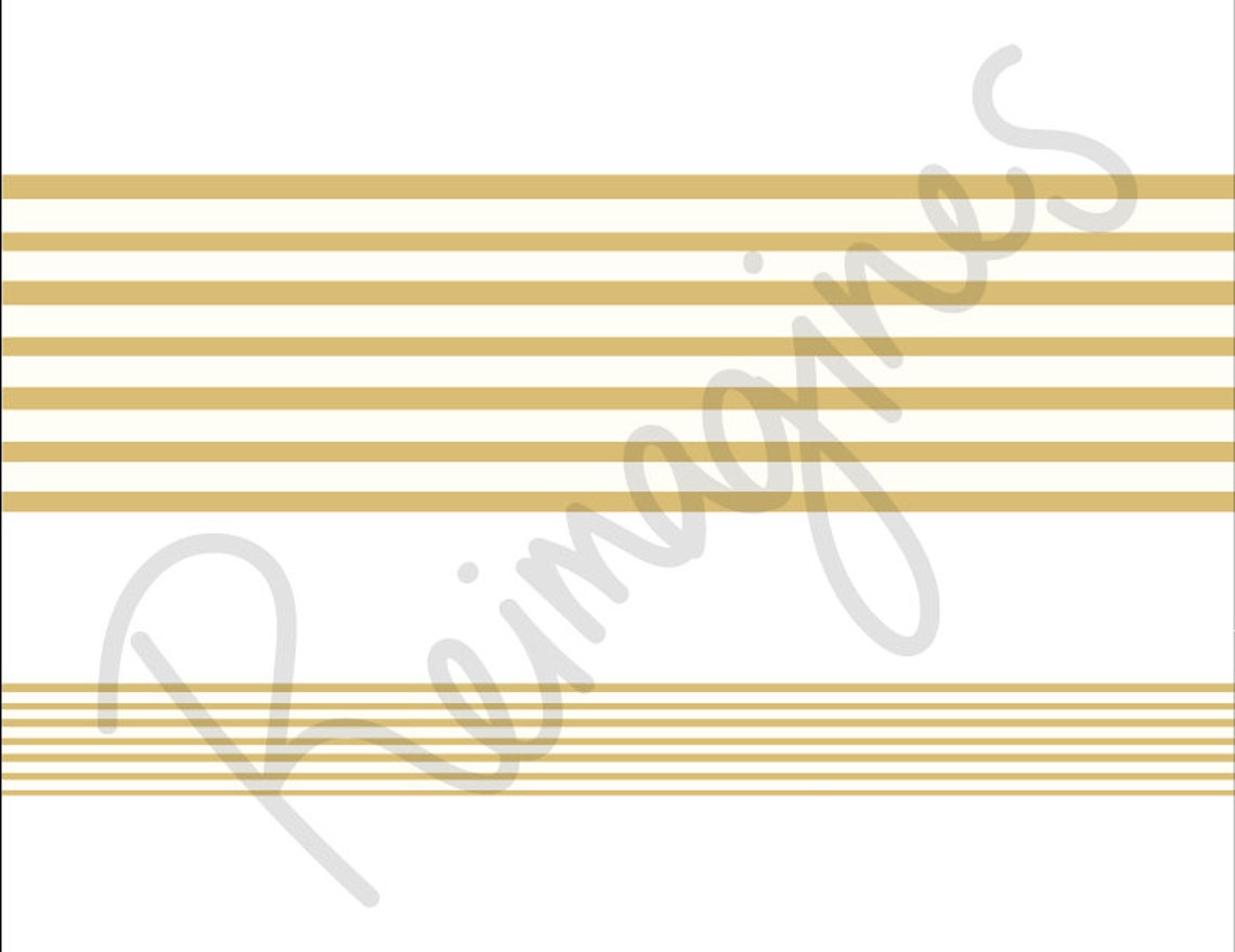 Modern Mustard Stripe Bulletin Board Border | Printable PDF | Modern ...