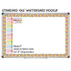Bright Minds Days at School Ten Frame Whiteboard Clings + Counters ...