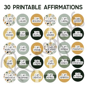 Modern Terrazzo Editable Affirmation Station | Affirmation Mirror ...