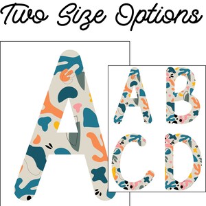 Retro Brights Bulletin Board Letter & Border Bundle | Printable PDF ...