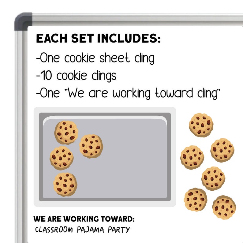 Baking Good Decisions Classroom Reward System Cling for the Whiteboard ...