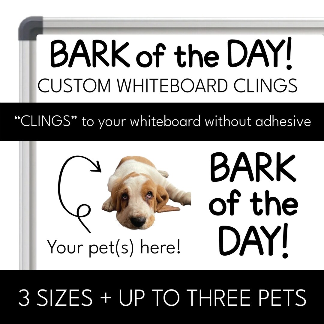 Bark of the Day Whiteboard Clings | Classroom Ideas for Dog Lovers ...