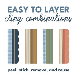 Varsity Stripes Whiteboard Cling Borders | Reusable Borders | Vintage ...