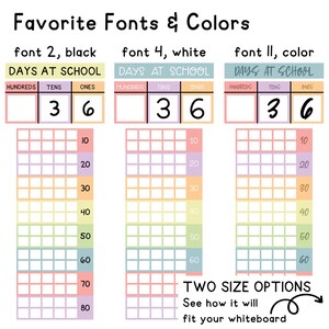 Pastel Days at School Ten Frame Whiteboard Clings + Counters – Reusable ...
