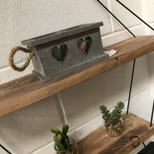 Rustic Hanging Shelf - Etsy