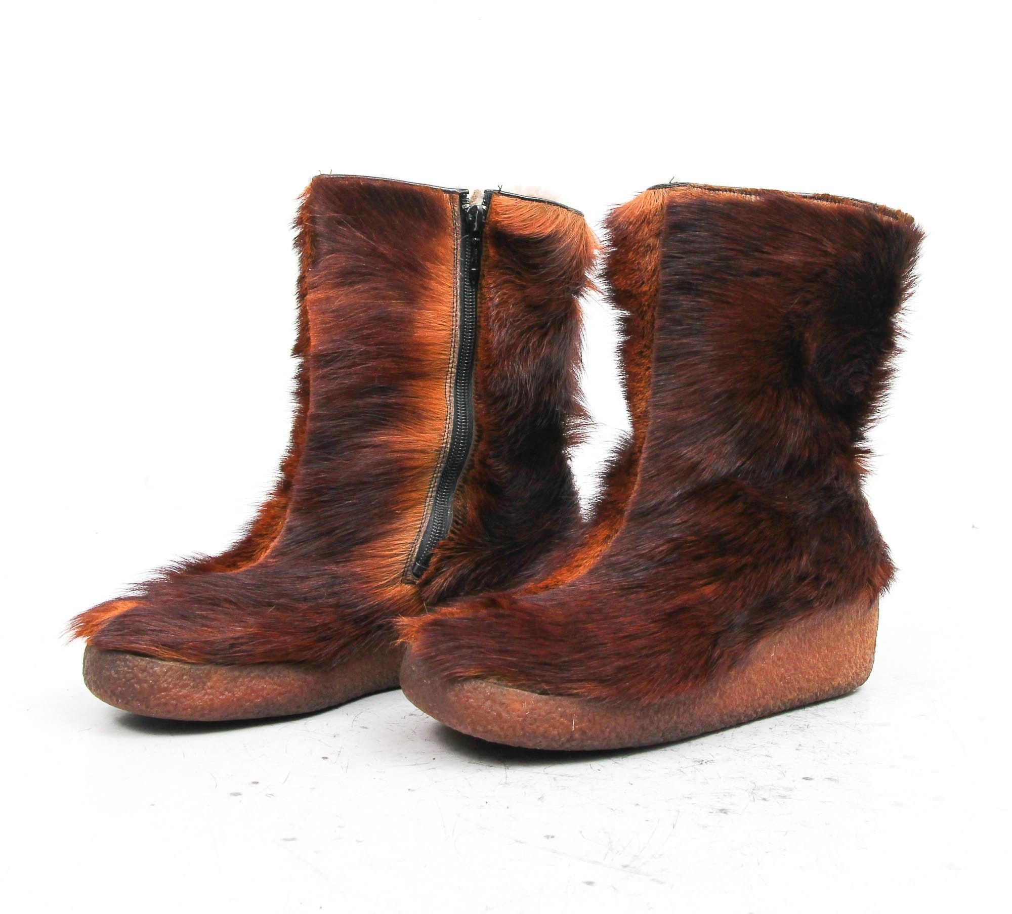 Yeti Boots / Eskimo Boots / Modern Fur Boots / Shaggy Boots / | Etsy