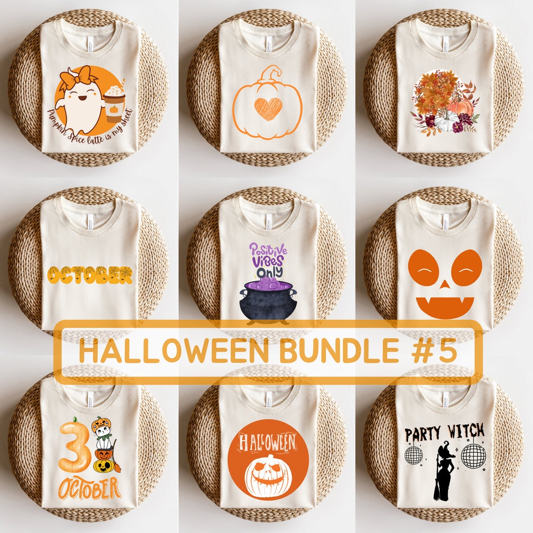 Halloween Bundle PNG, Halloween Clipart, Pumpkin Clipart, Mega Bundle ...