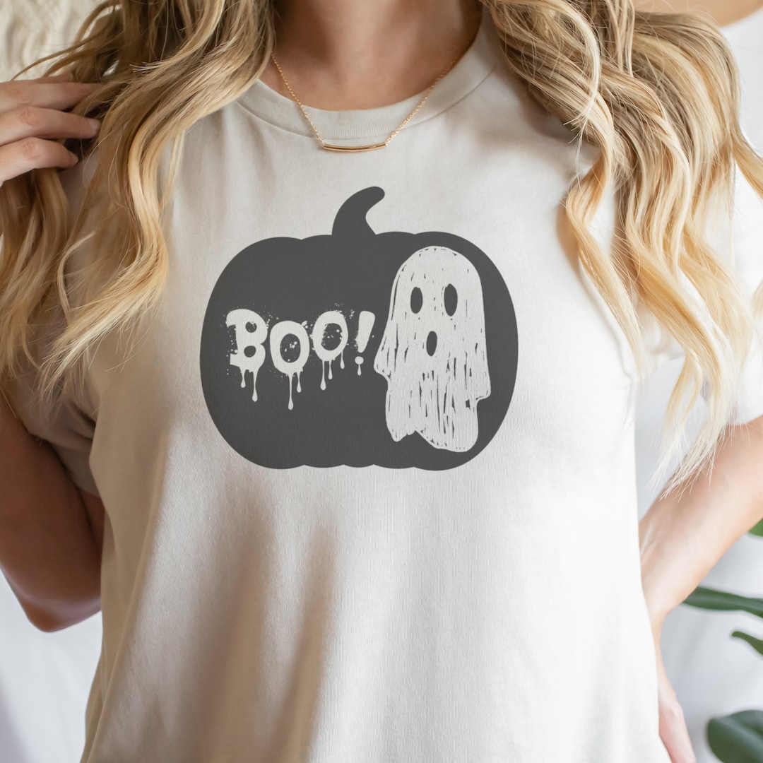 Boo Ghost Halloween Clipart Fall SVG PNG PDF Halloween - Etsy