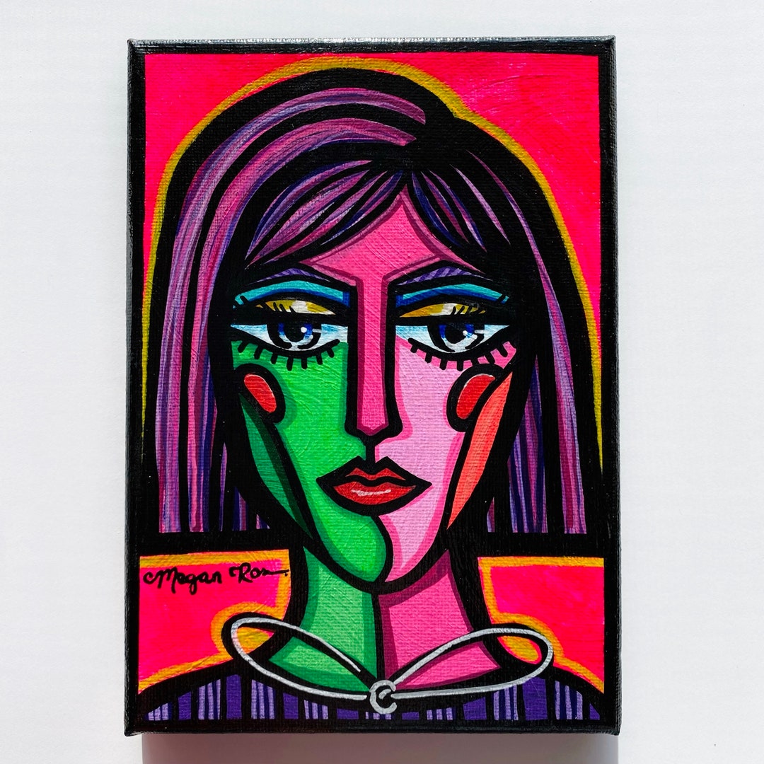 Lola Original Abstract Painting | Feminine Abstraction Collection - Etsy