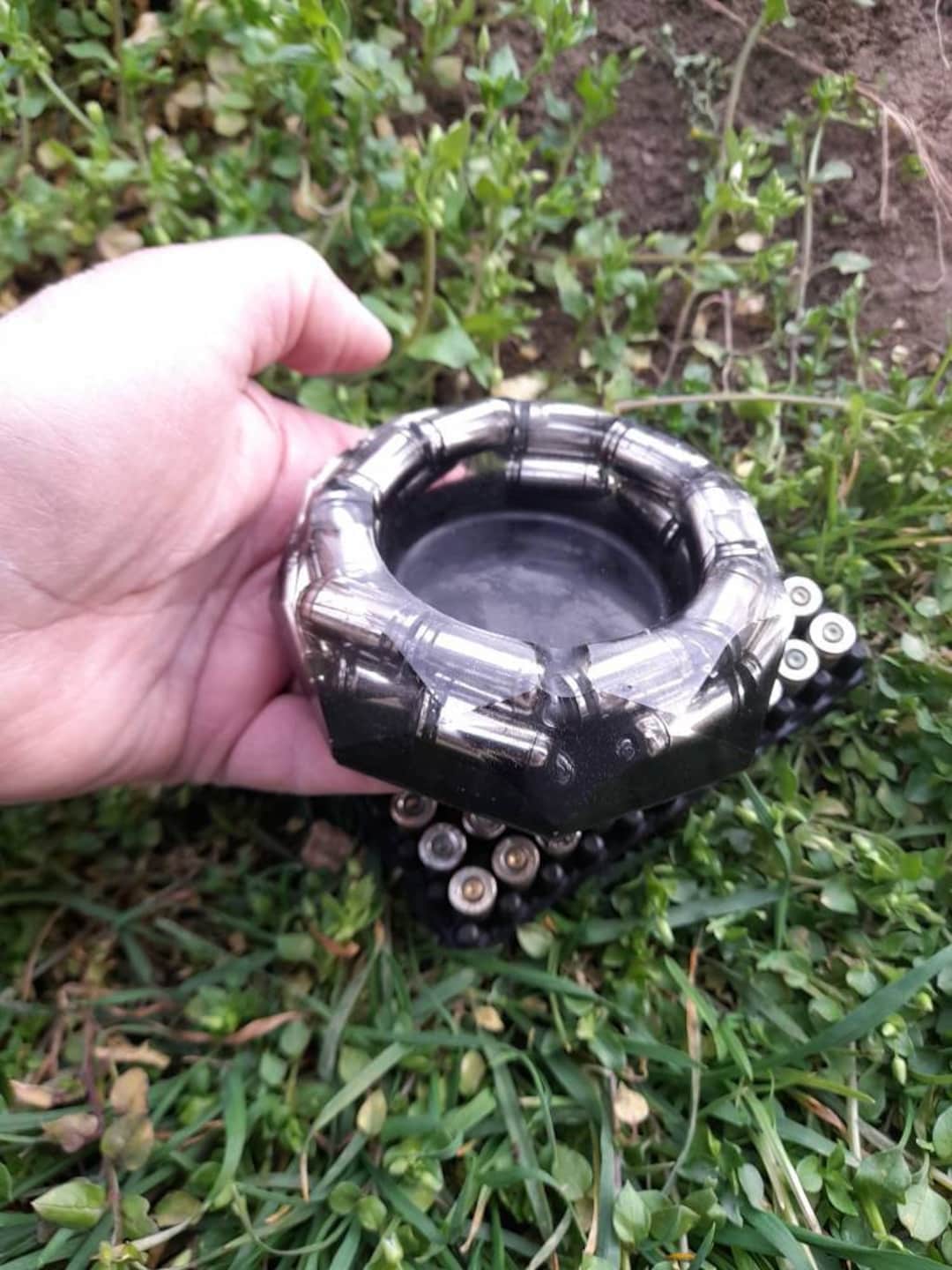 Handmade Ashtray With Epoxy Resin Liners, Stylish and Functional Smoke ...