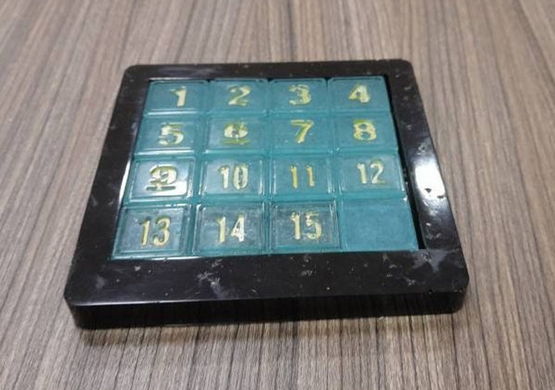 Number Cubes Puzzle, Digital Puzzle Crystal Epoxy Resin, Number Games ...