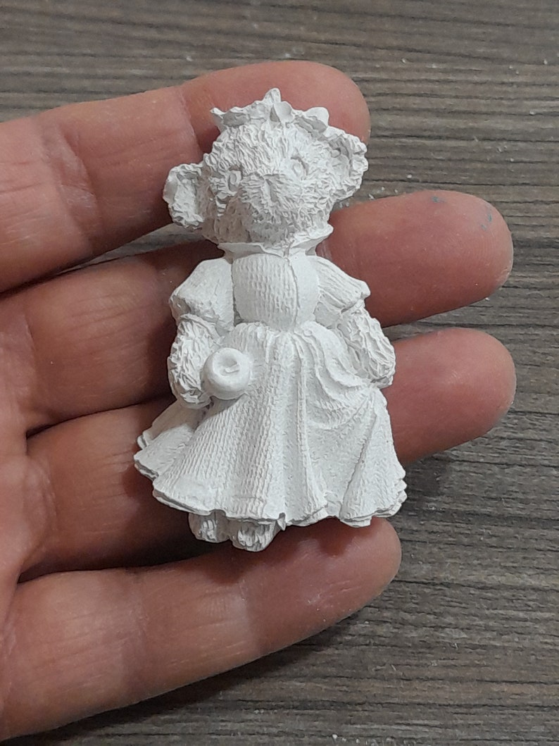 Plaster Bear Ready to Paint, Bear Figurine, Bear Sculpture, Bear on ...
