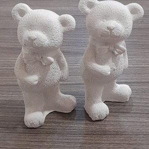 Plaster Bear Ready to Paint, Bear Figurine, Bear Sculpture, Bear on ...