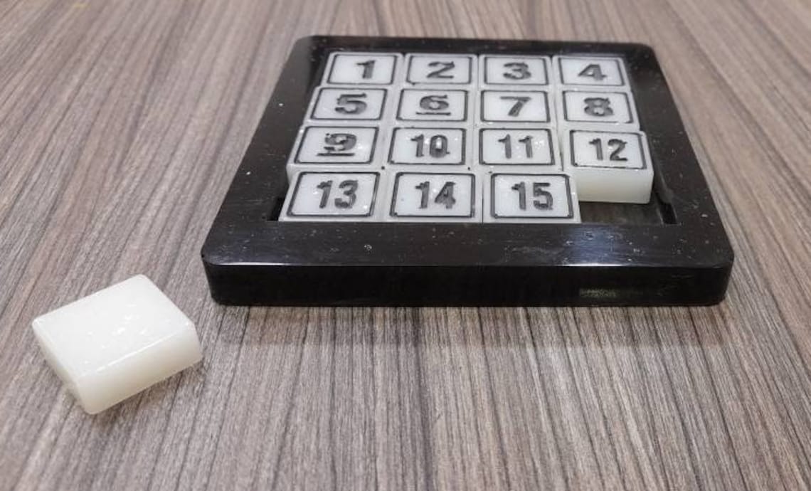 Number Cubes Puzzle, Digital Puzzle Crystal Epoxy Resin, Number Games ...