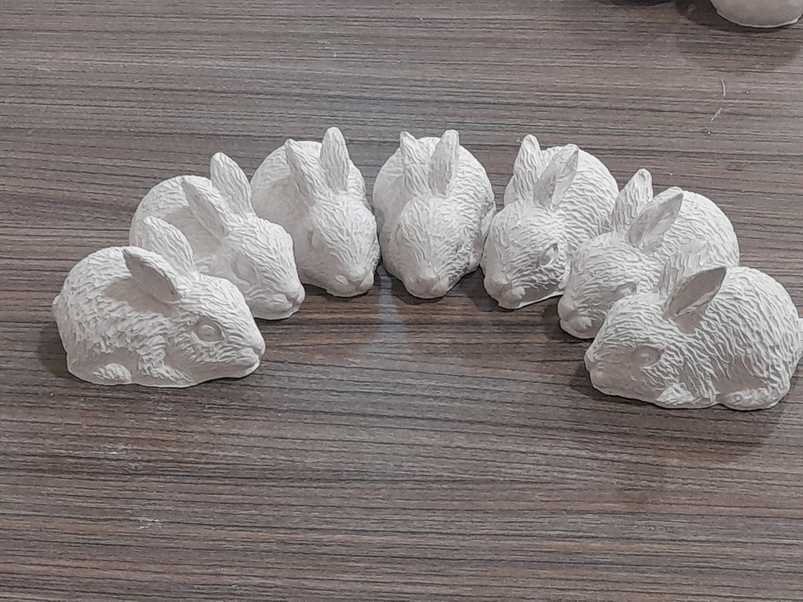 Plaster Figure of a Rabbit to Color, Plaster Rabbit Figure Ready to ...